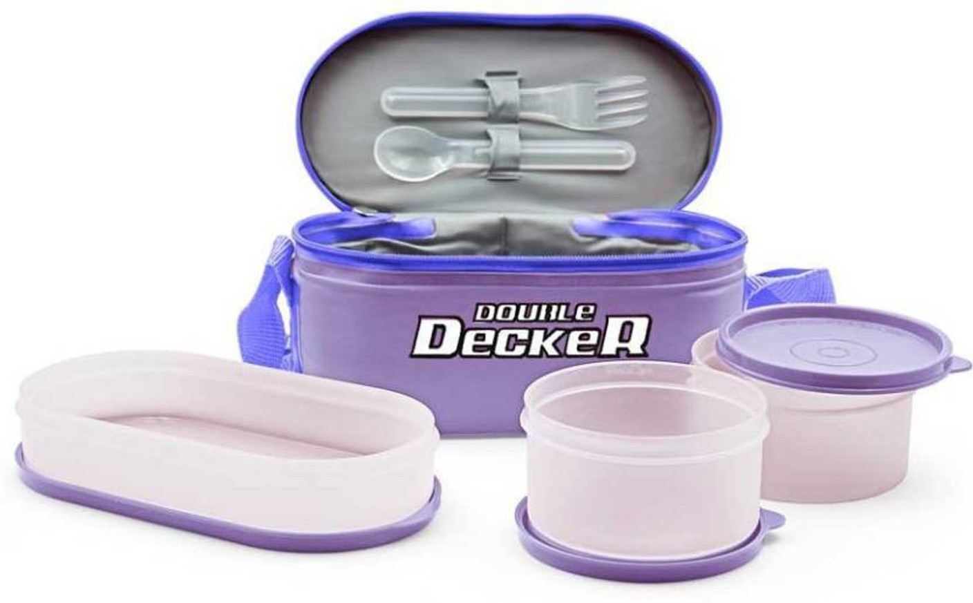 Flipkart.com | Milton Double Decker 3 Containers Lunch Box