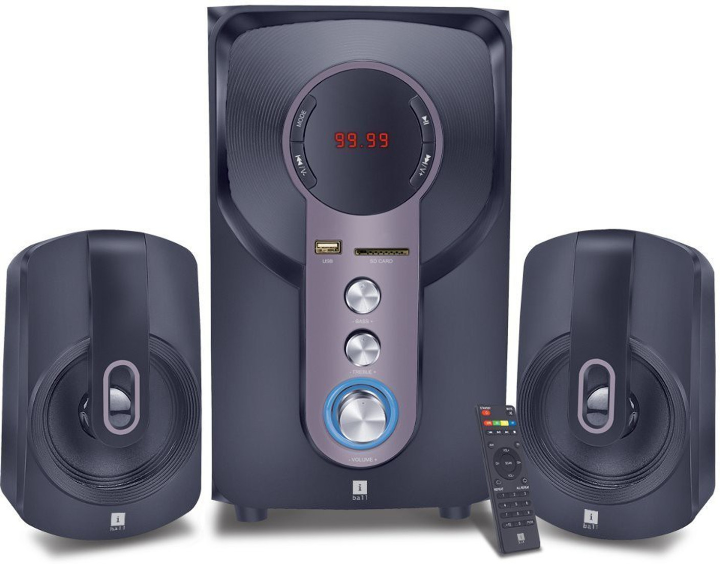 Iball HI-Bass 2.1 Home Cinema Price in India - Buy Iball HI-Bass 2.1 ...