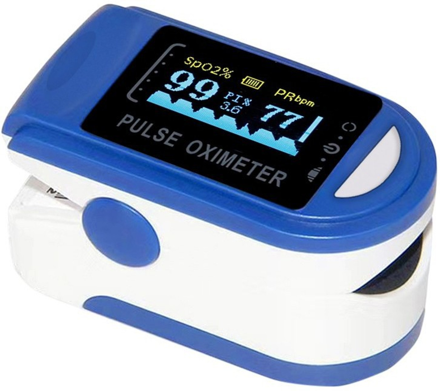 Buy Acromax SB-1 Finger Tip Oximeter Digital Pulse Reader with Color ...