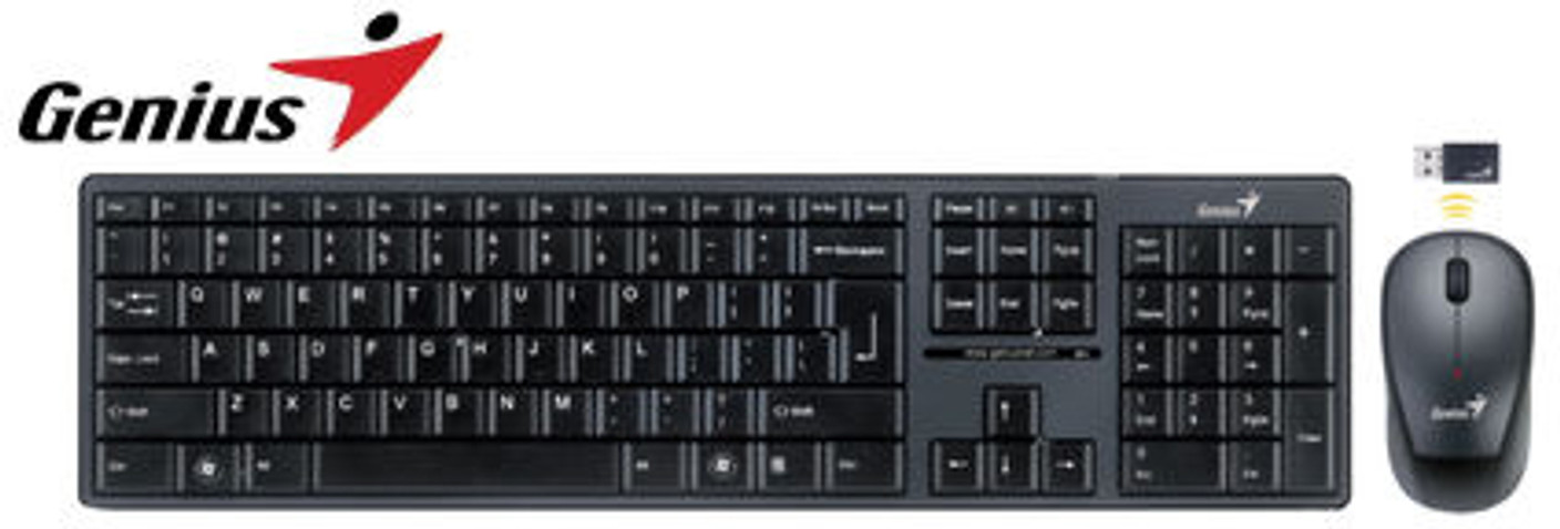 Genius SlimStar 8000 Wireless Keyboard and Mouse Combo - Genius ...