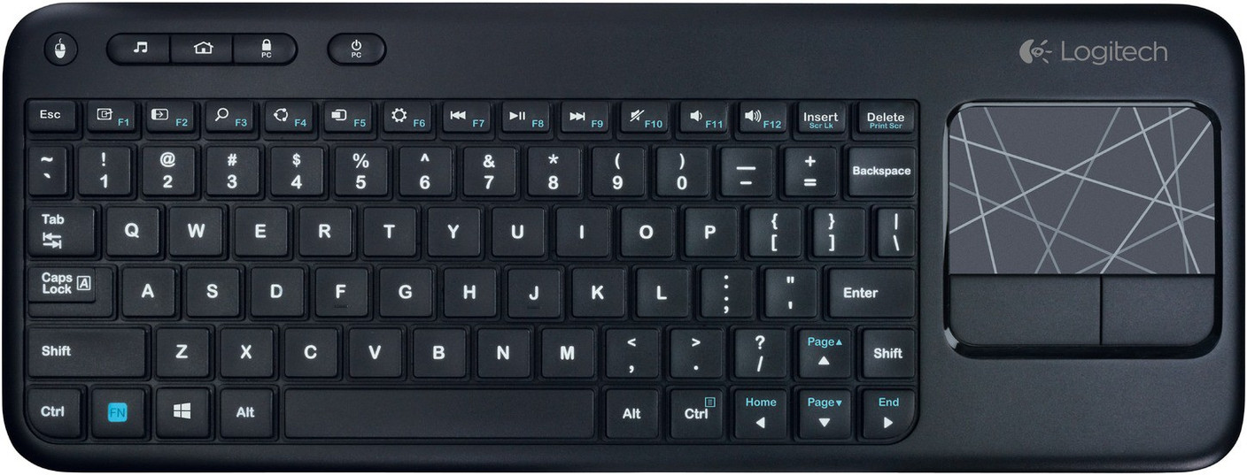 Logitech K400r wireless touch keyboard - Logitech : Flipkart.com