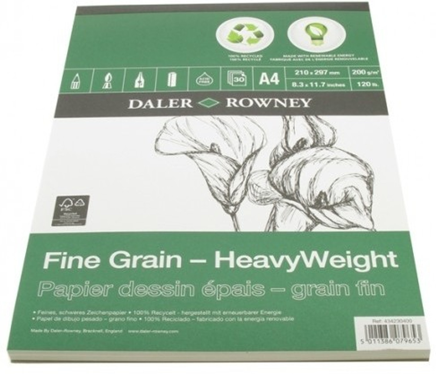 Flipkart.com | Daler-Rowney Fine Grain Eco Heavy Weight A4 Drawing ...