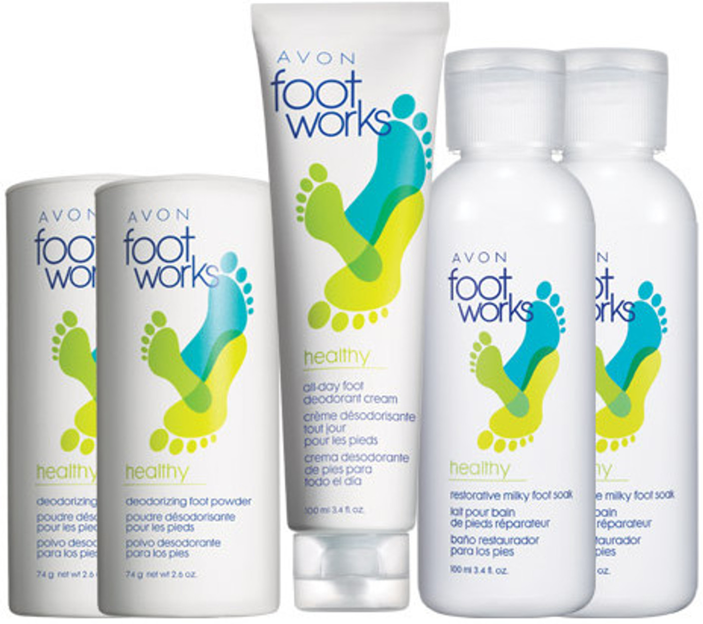 Avon Foot Works 5-piece Healthy Foot Care Collection - Price in India ...