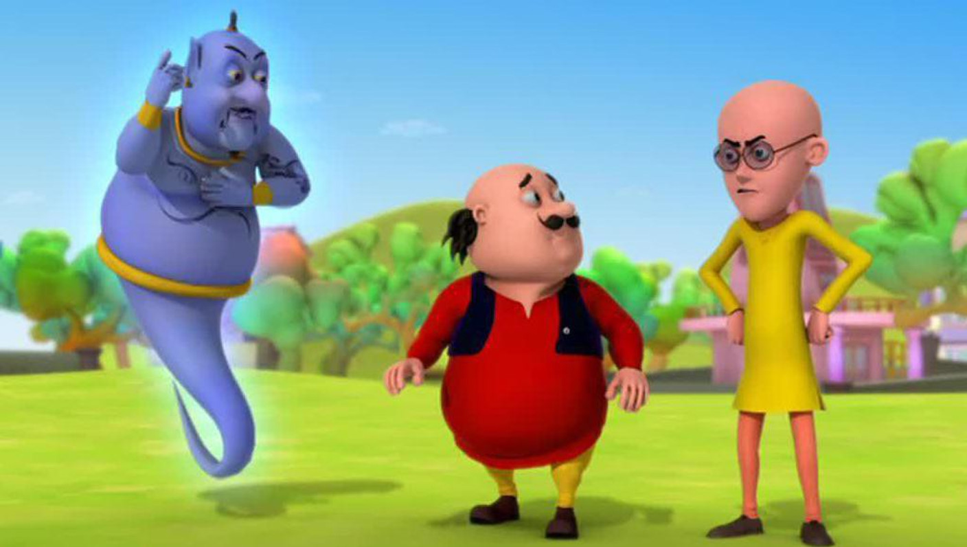 Motu Patlu and Genie Poster Paper Print - Animation & Cartoons posters ...