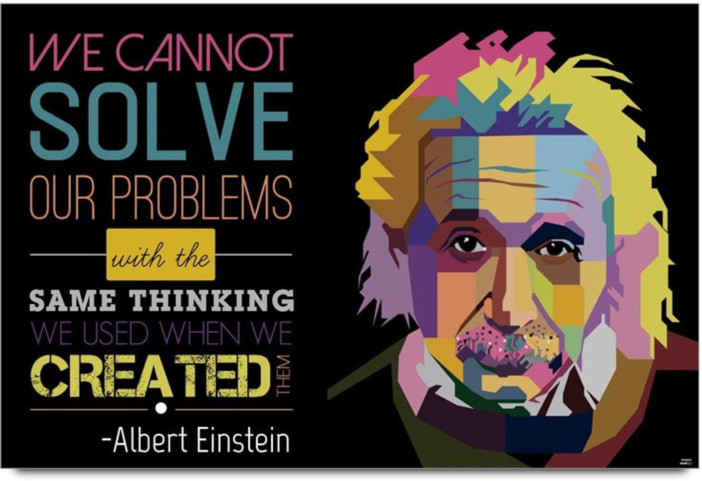 Bluegape Albert Einstein Mistake Quote Photographic Paper ...