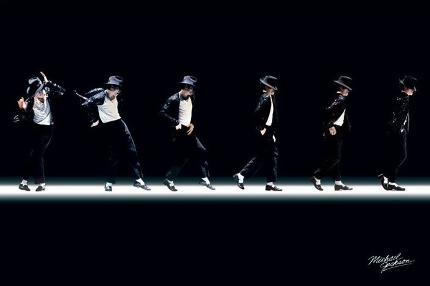 Michael Jackson Moonwalk Paper Print - Music posters in India - Buy art ...