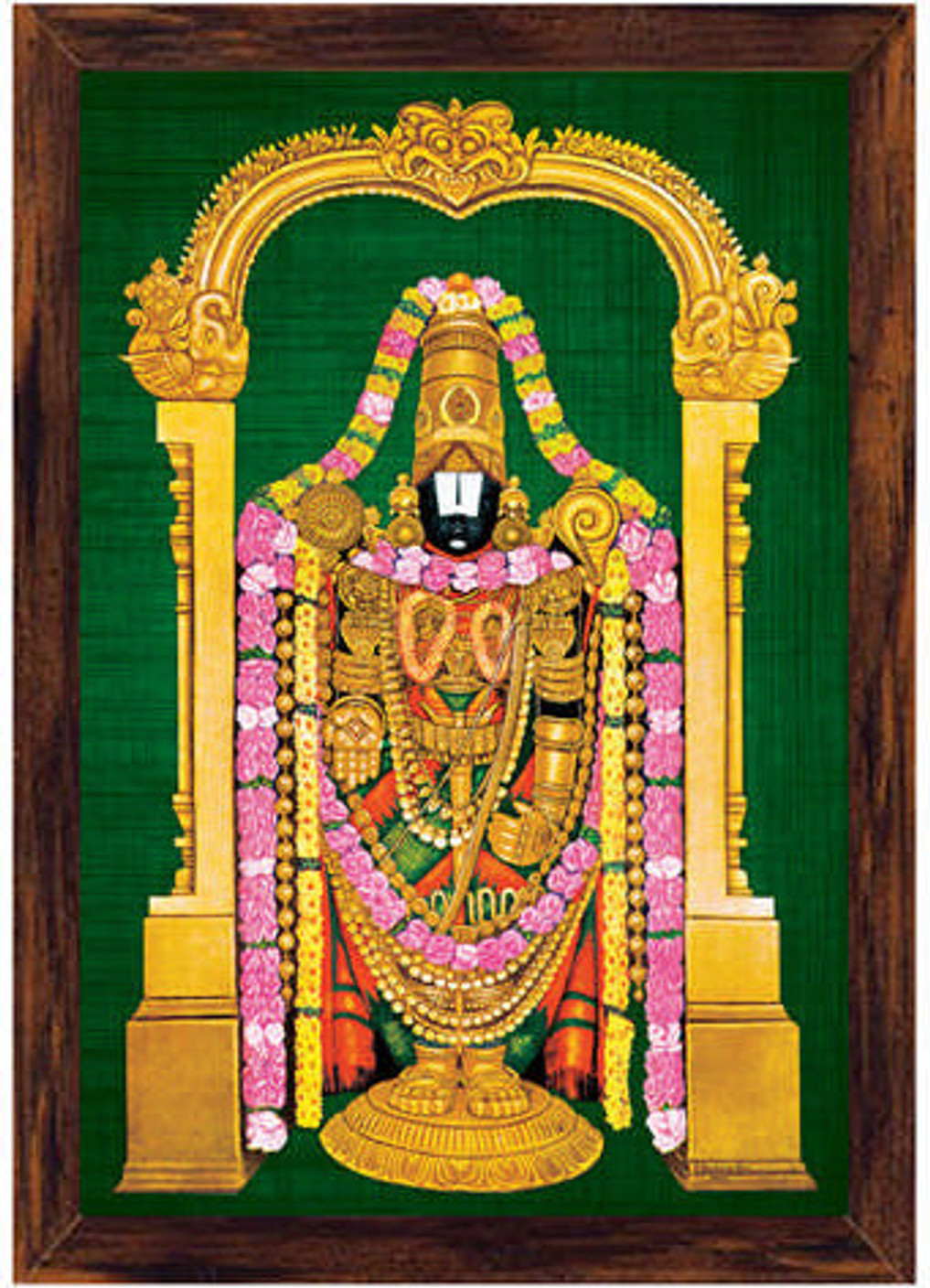 Venkateshwara Swamy - Balaji Canvas Art - Religious posters in India ...