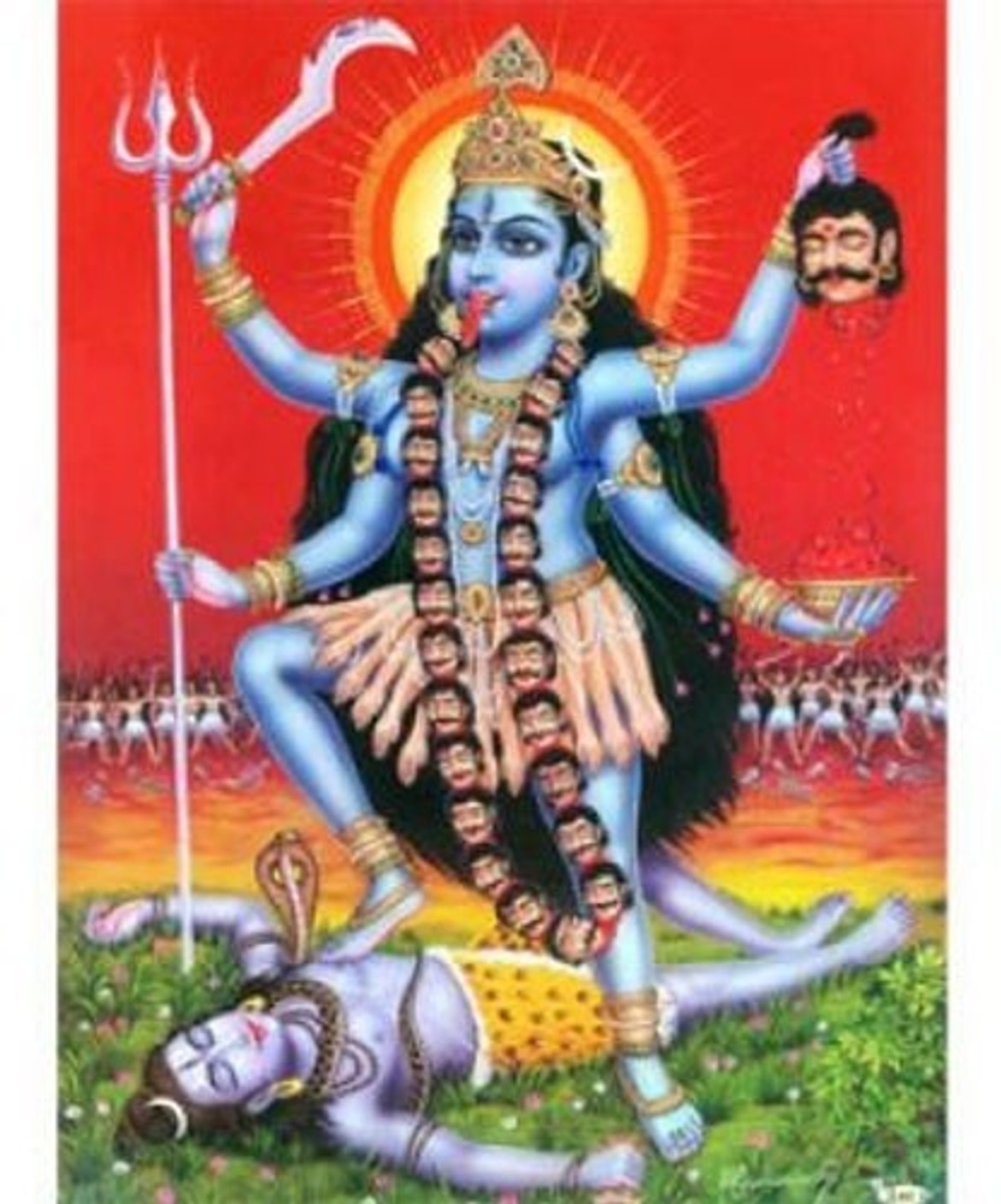 3D Photo Kali Mata 3D Poster - Religious posters in India - Buy art ...