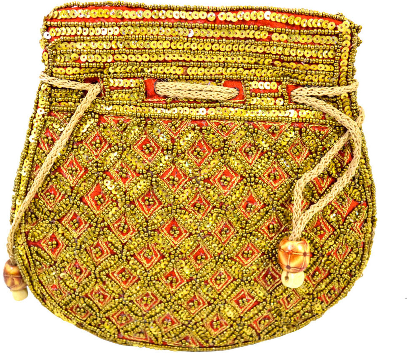 Mpkart Traditional Bhopali Batua Potli Red - Price in India | Flipkart.com