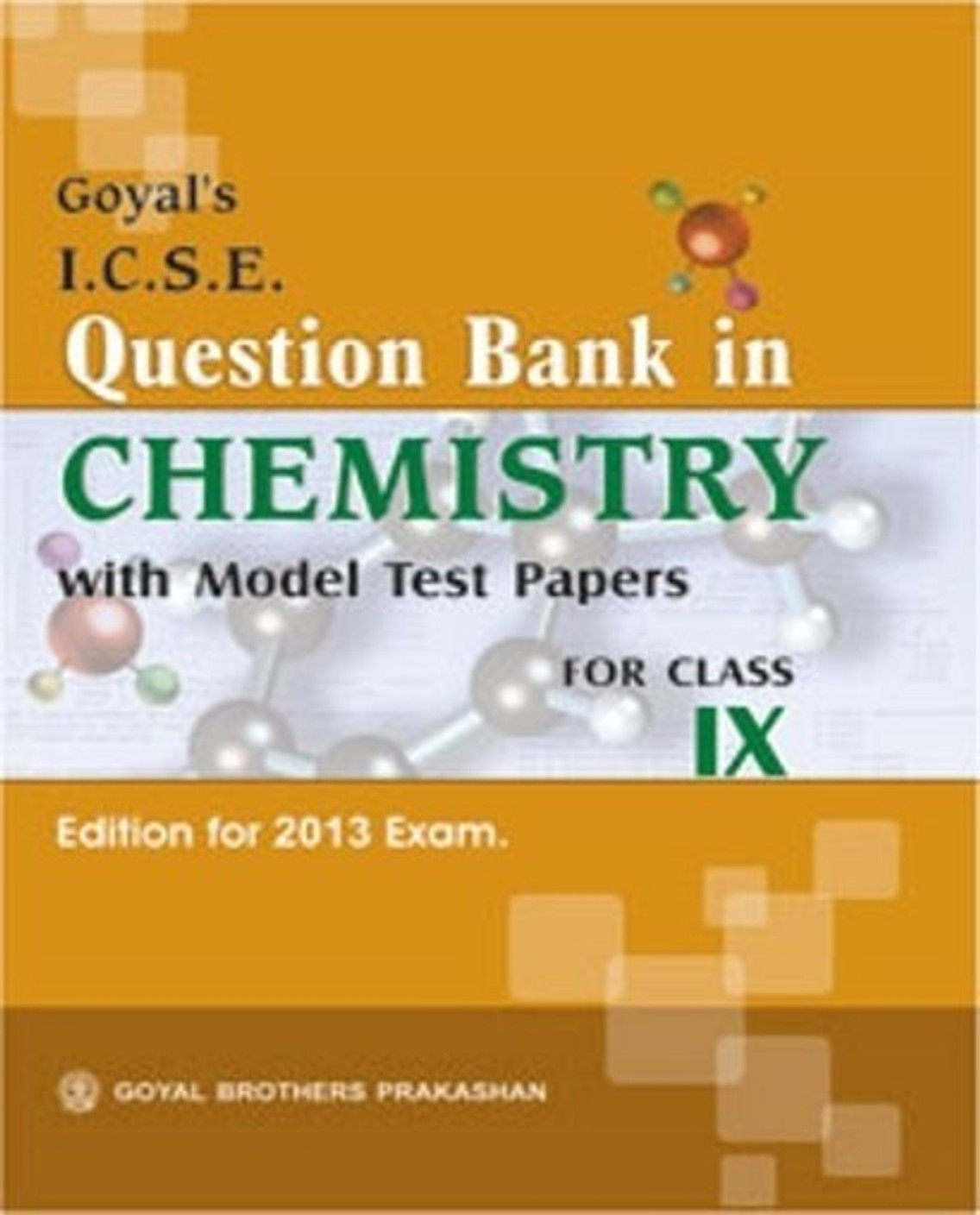 ICSE Question Bank In Chemistry With Model Test Papers For Class 9 ...