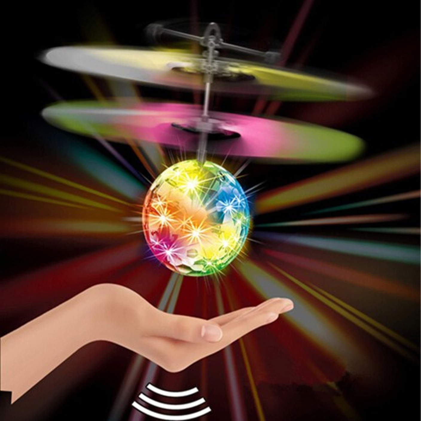 Gravity Sensor Disco Flying Ball Best Gift Palm UFO Mini UAV - Sensor ...