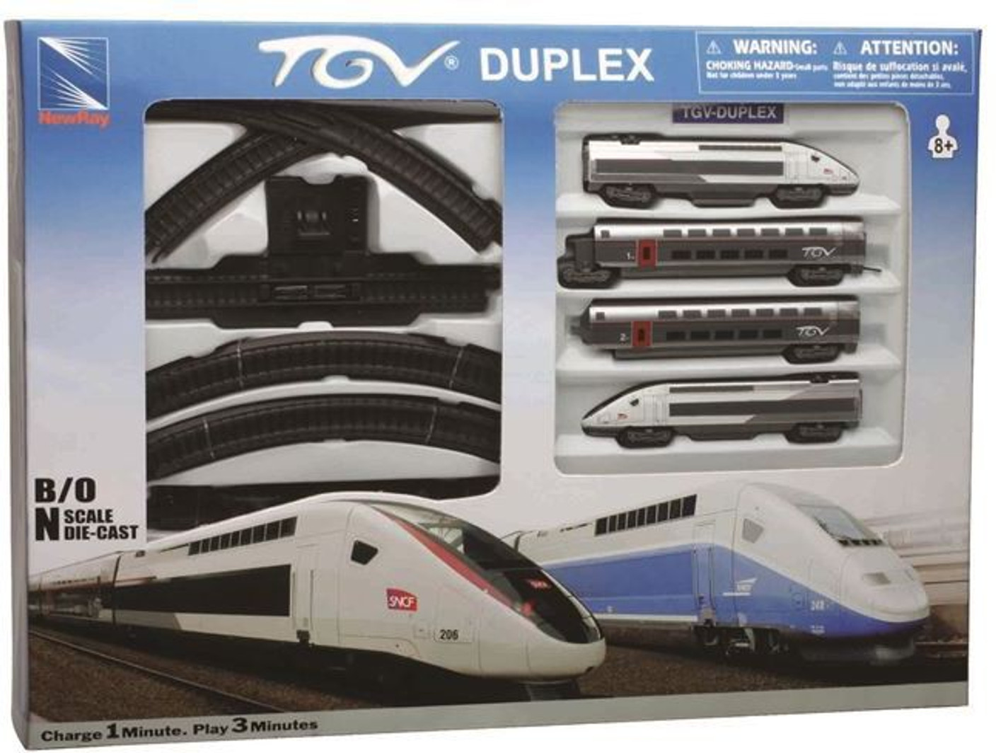 New-Ray N Scale B/O Train TGV-DUPLEX - N Scale B/O Train TGV-DUPLEX ...