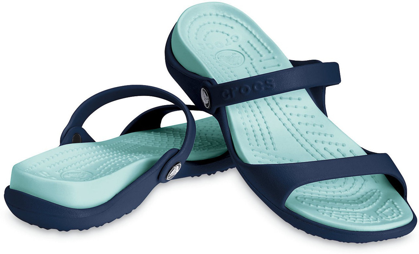 Crocs Women Navy/Sea Foam Flats - Buy Blue Color Crocs Women Navy/Sea ...