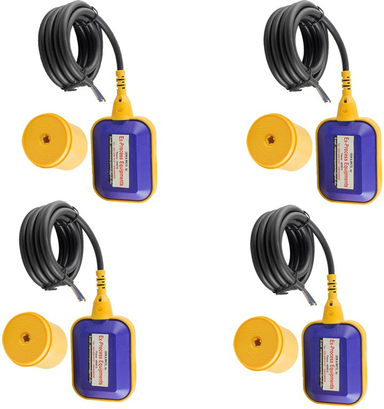 EX PROCESS Cable Float Switch 2Mtr Automatic Water Level Controller ...