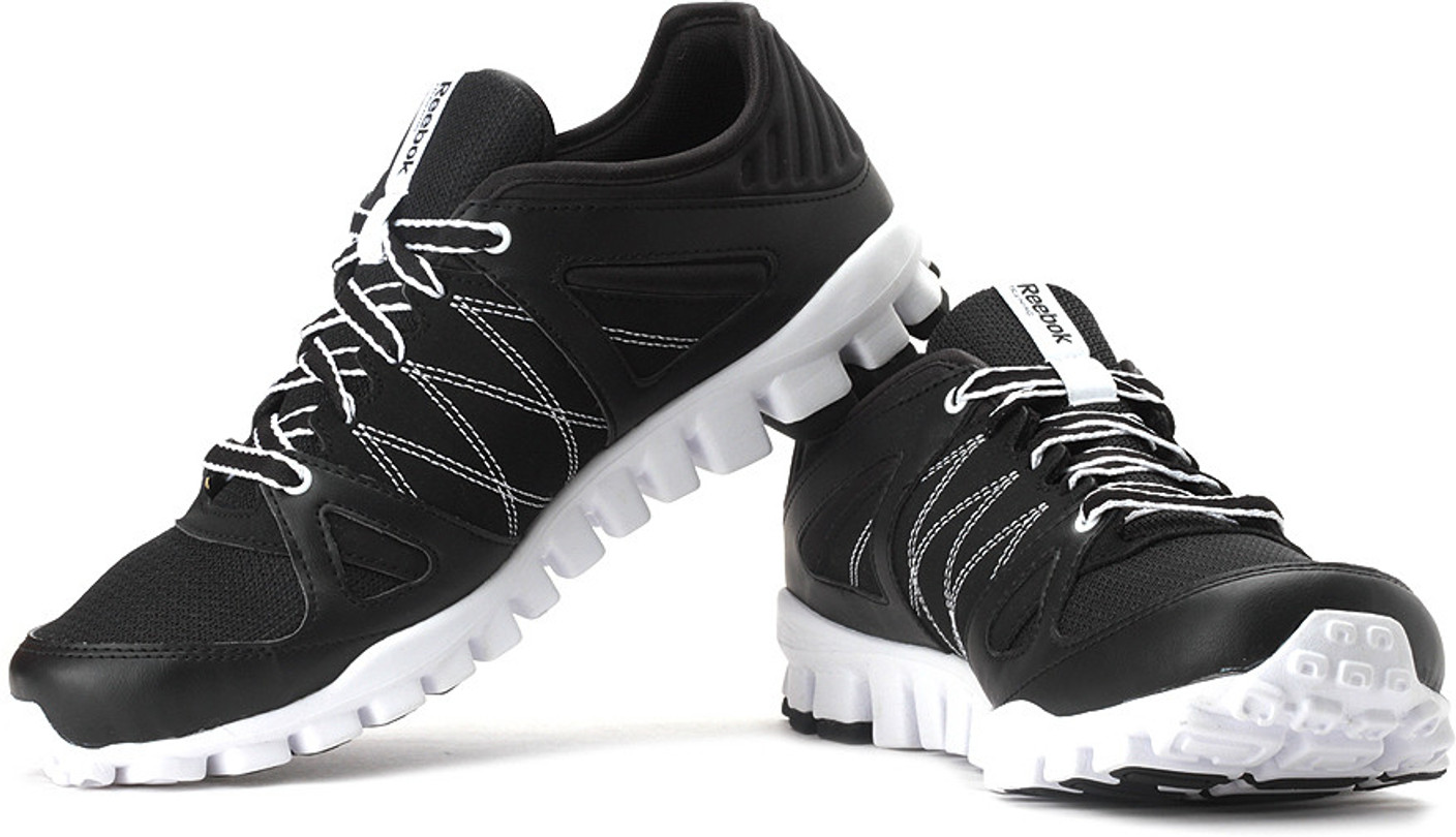 Reebok Realflex Train RS Running Shoes For Men - Buy Black, White Color ...