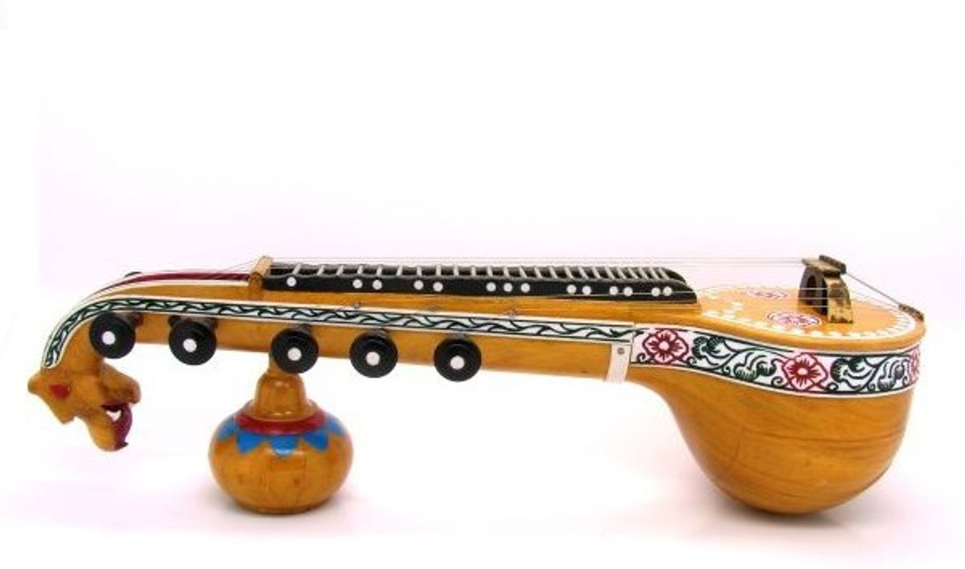 Nirus Small Veena - 14" Showpiece - 9 cm Price in India - Buy Nirus ...