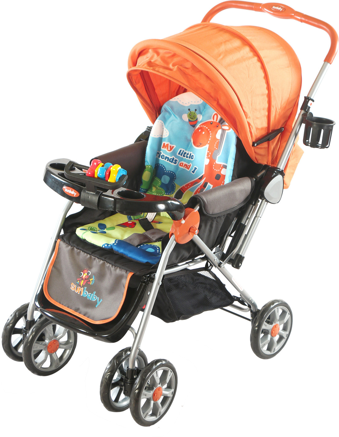 Sunbaby Stroller - Big Orange Giraffe - Buy Reclining Stroller for 0 ...