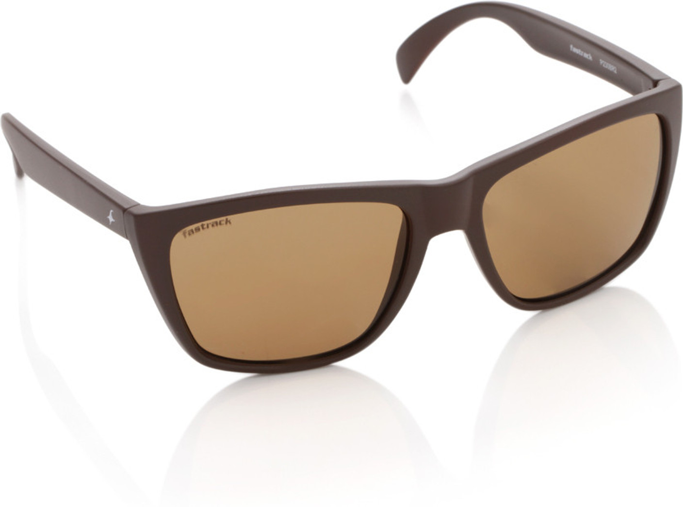 Buy Fastrack Rectangular Sunglasses Brown For Men & Women Online @ Best ...