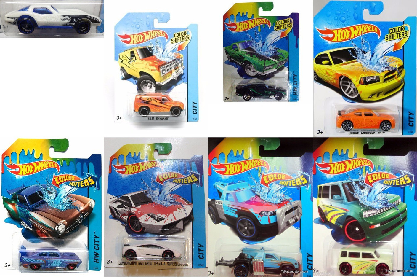 Hot Wheels Color Shifter Cars Assorted 8 Pcs - Color Shifter Cars ...