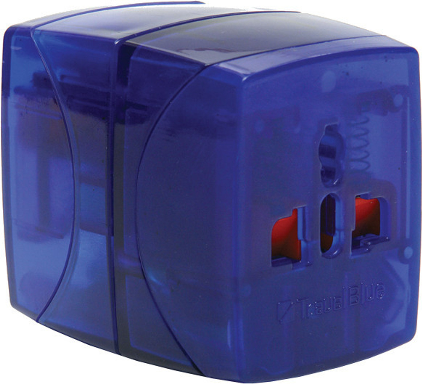 Travel Blue Worldwide Adaptor Set - For 151 Countries Transparent Blue ...