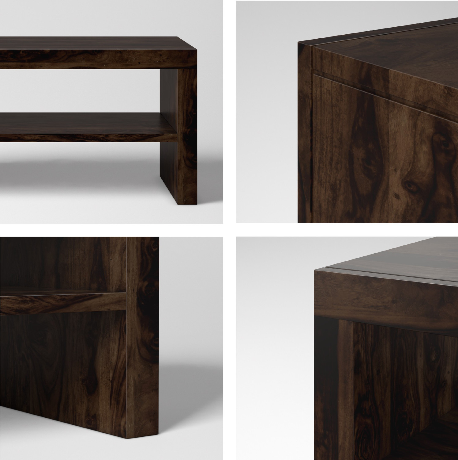 Flipkart Perfect Homes PureWood Sheesham TV Entertainment Unit (Finish ...