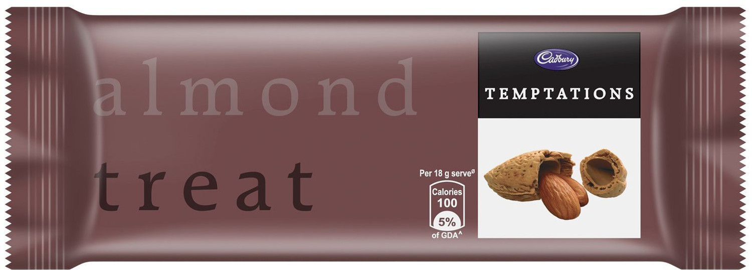 Cadbury Temptations Almond Treat Premium Chocolate Bars (6 x 70 g ...