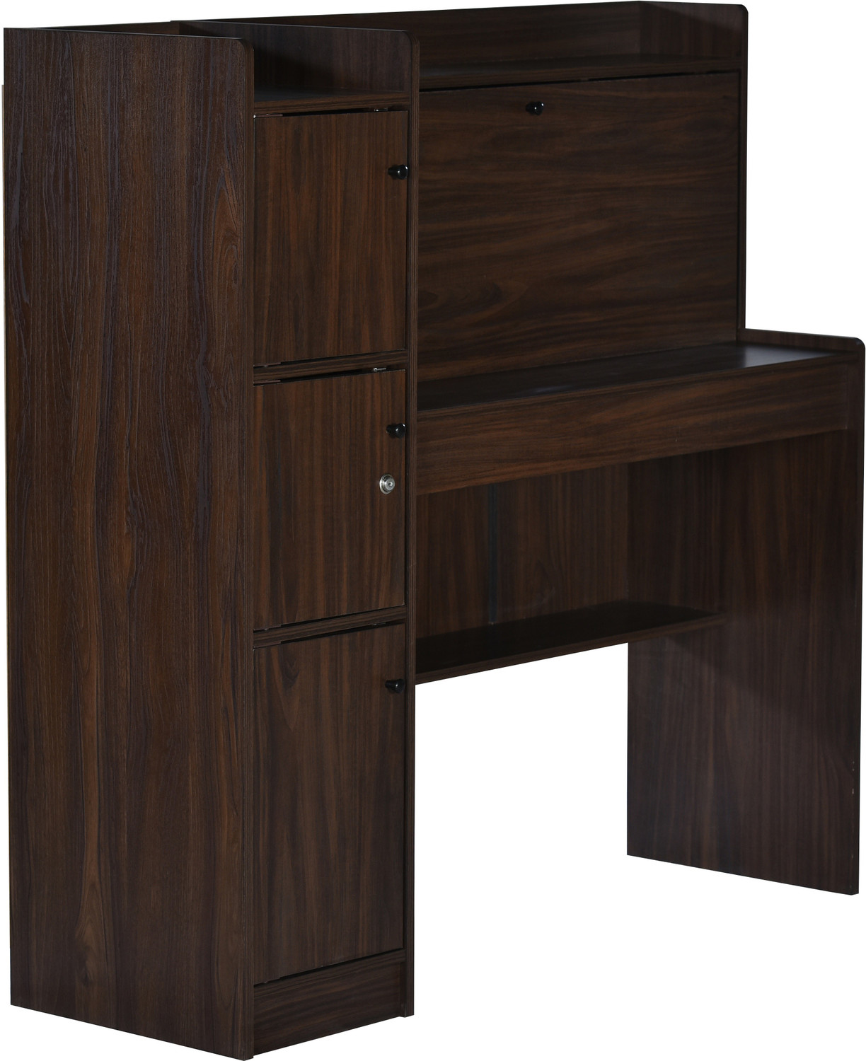 DeckUp Versa Engineered Wood Office Table (Free Standing, Finish Color ...