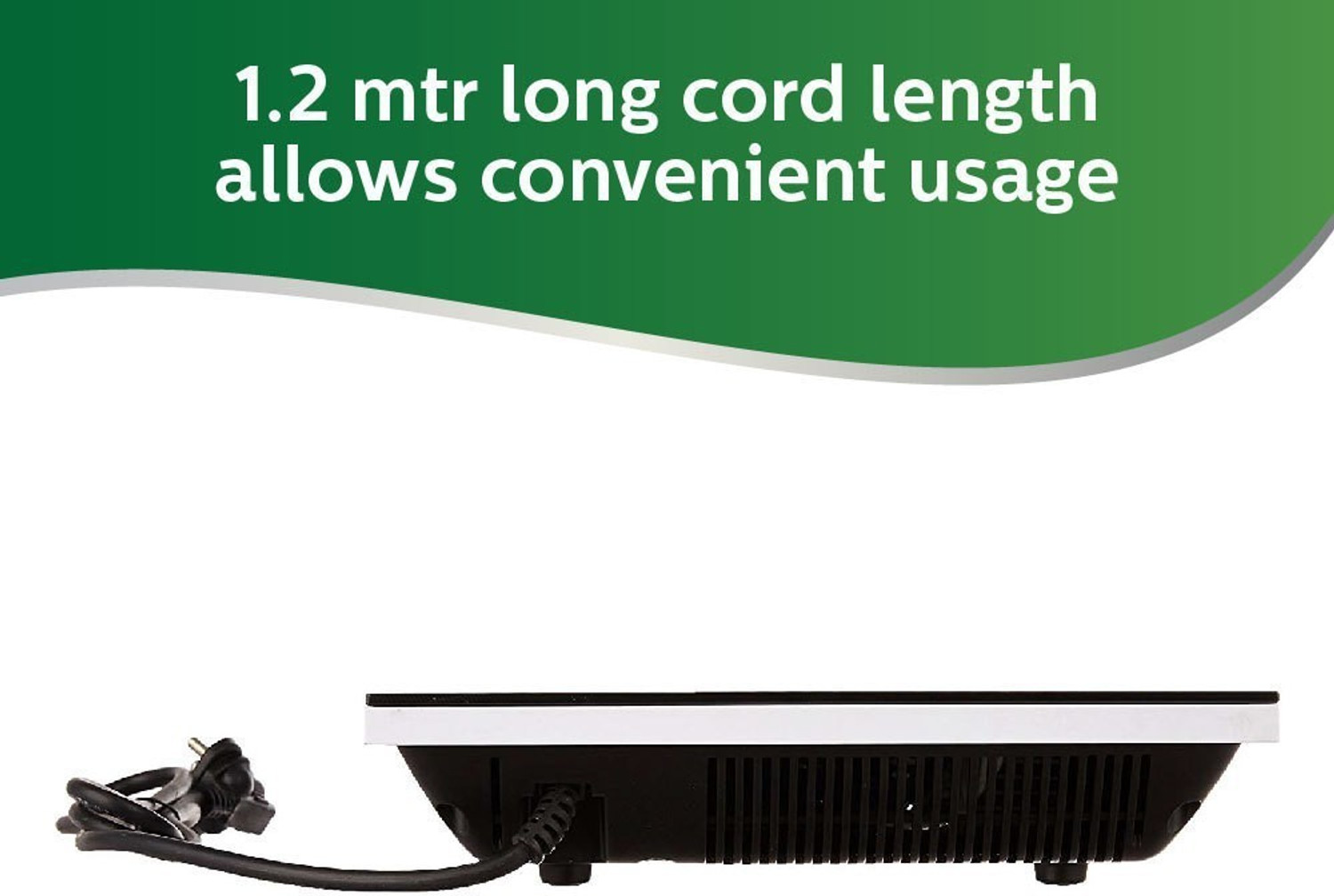 PHILIPS 2100 W Induction Cooktop Push Button (Black, HD4928 /01 ...