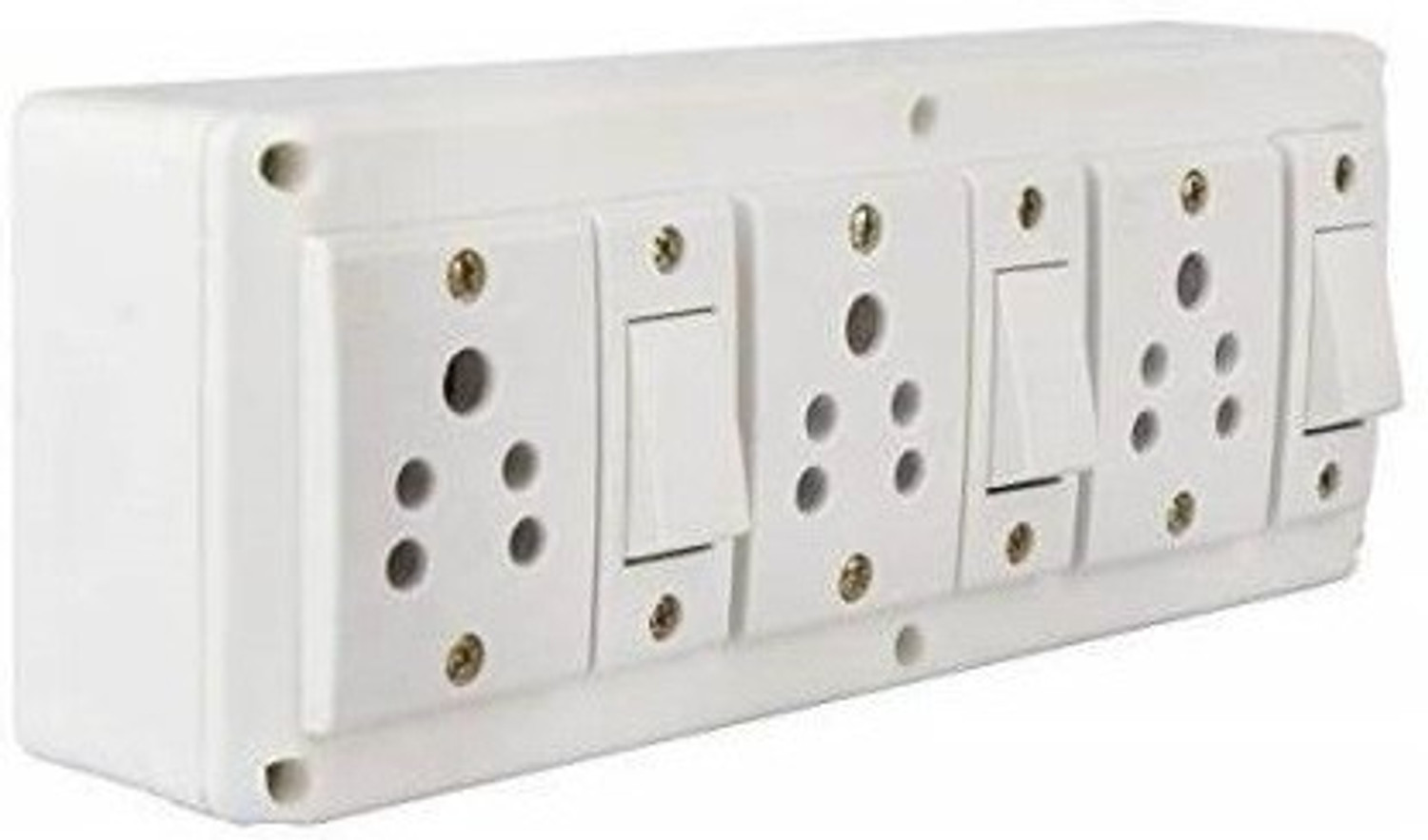 Buyistic 3 Switches, 3 Sockets & 3 Meter Wire 3 Socket Extension Boards ...
