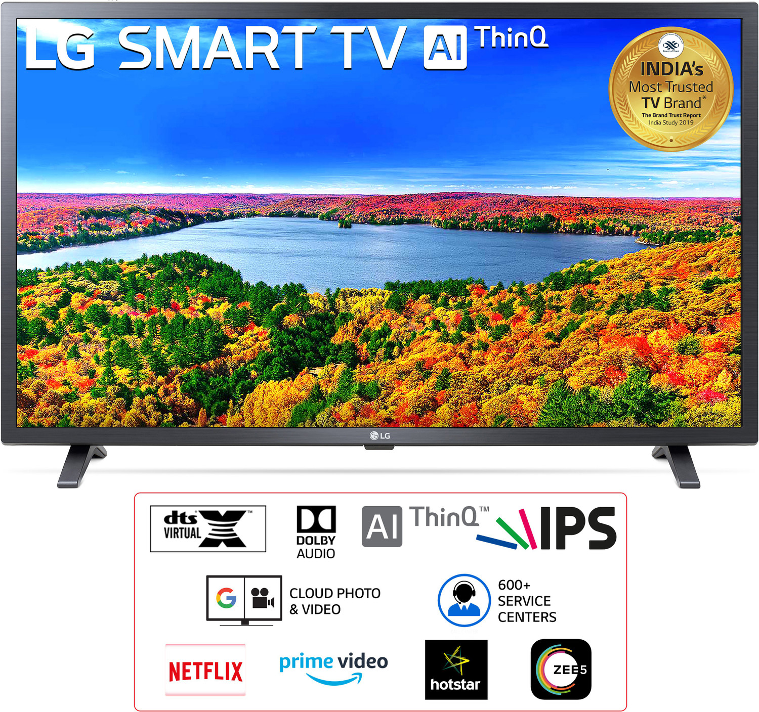 LG LM63 80 cm (32 inch) HD Ready LED Smart WebOS TV (32LM636BPTB) - Price History