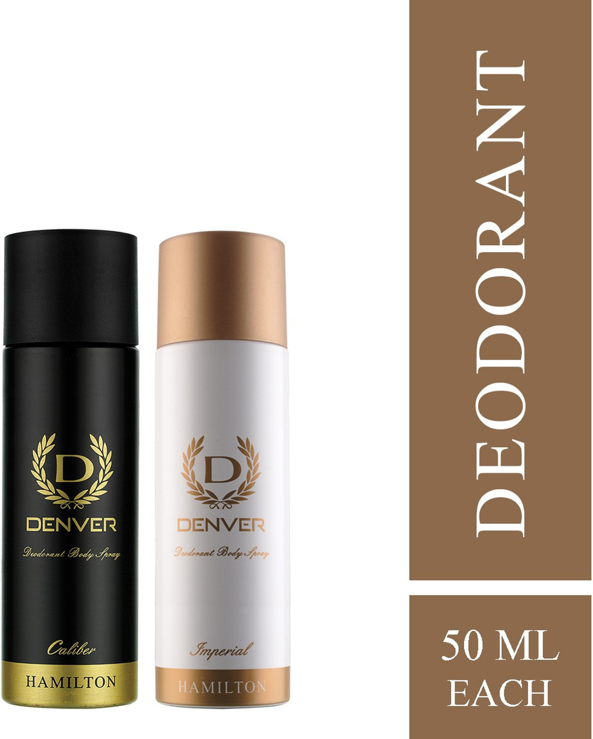 DENVER Caliber and Imperial Nano Combo Deodorant Spray - For Men ...