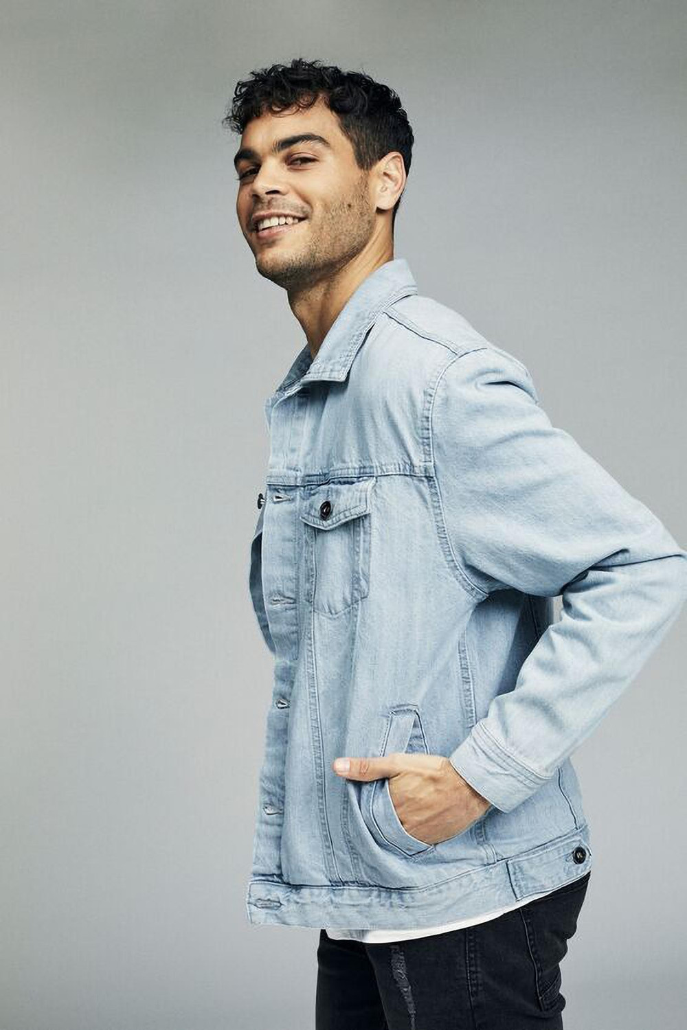 KOTTY Full Sleeve Washed Men Denim Jacket - Price History