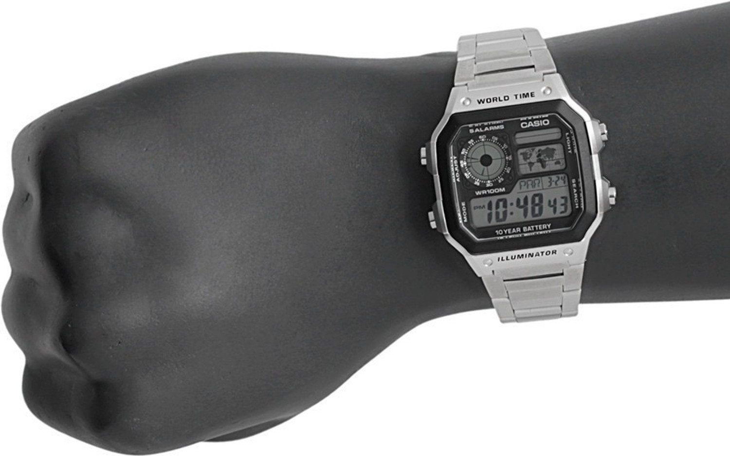 CASIO AE-1200WHD-1AVDF Youth ( AE-1200WHD-1AVDF ) Digital Watch - For ...