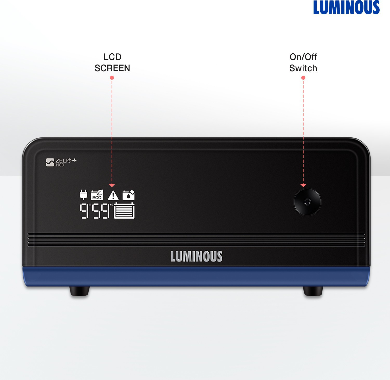 LUMINOUS 900 VA SINE WAVE UPS(E-COMM) with 24 Months Warranty Pure Sine ...