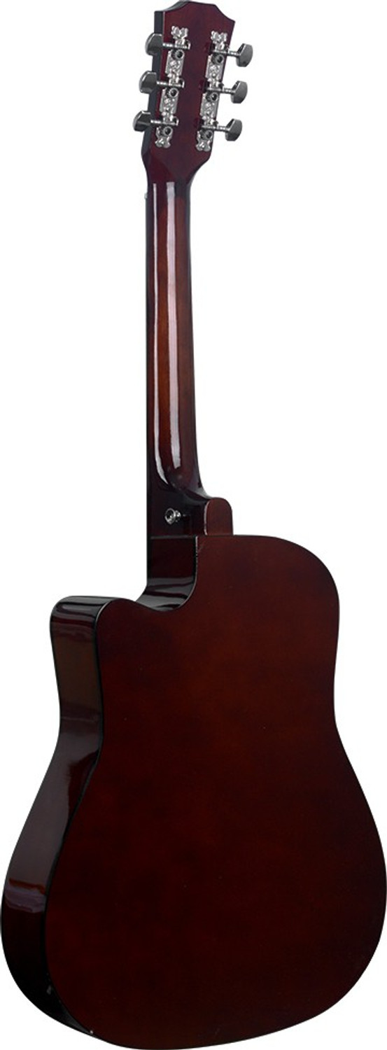 BLUEBERRY B-D38-Sunbrust, 38Inch Inbuilt TrussRod Acoustic Guitar ...