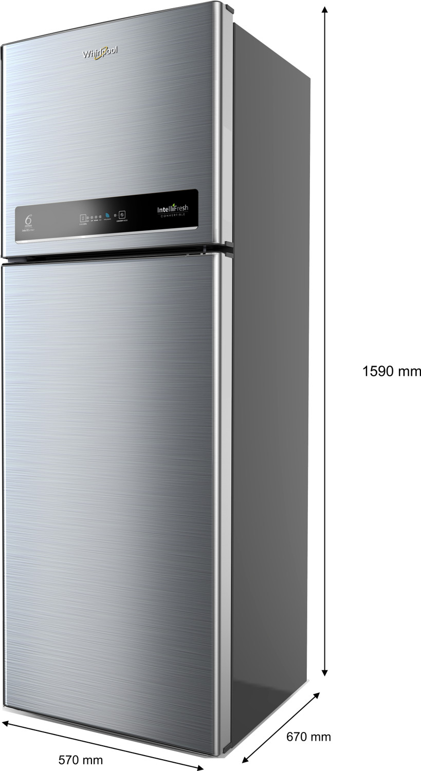 Whirlpool 265 L Frost Free Double Door 2 Star Convertible Refrigerator - Price History