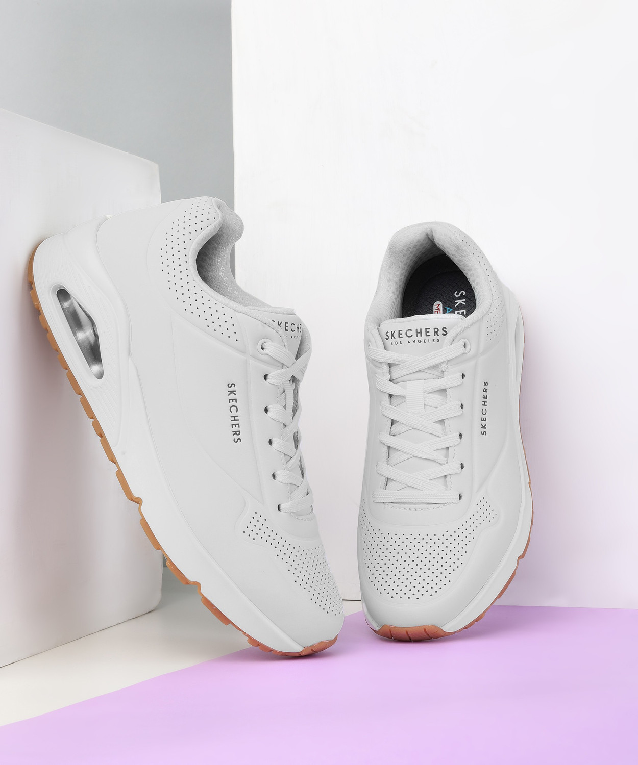 Skechers Uno - Stand On Air For Men (White) - Price History