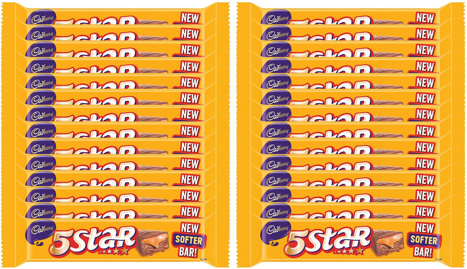Cadbury 5 Star Chocolate Bars (28 x 33 g) - Price History