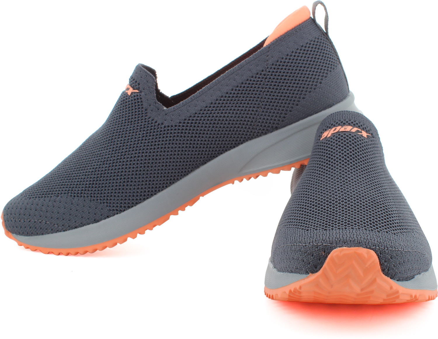 Sparx SL 168 Casuals For Women (Grey, Orange , 7) - Price History