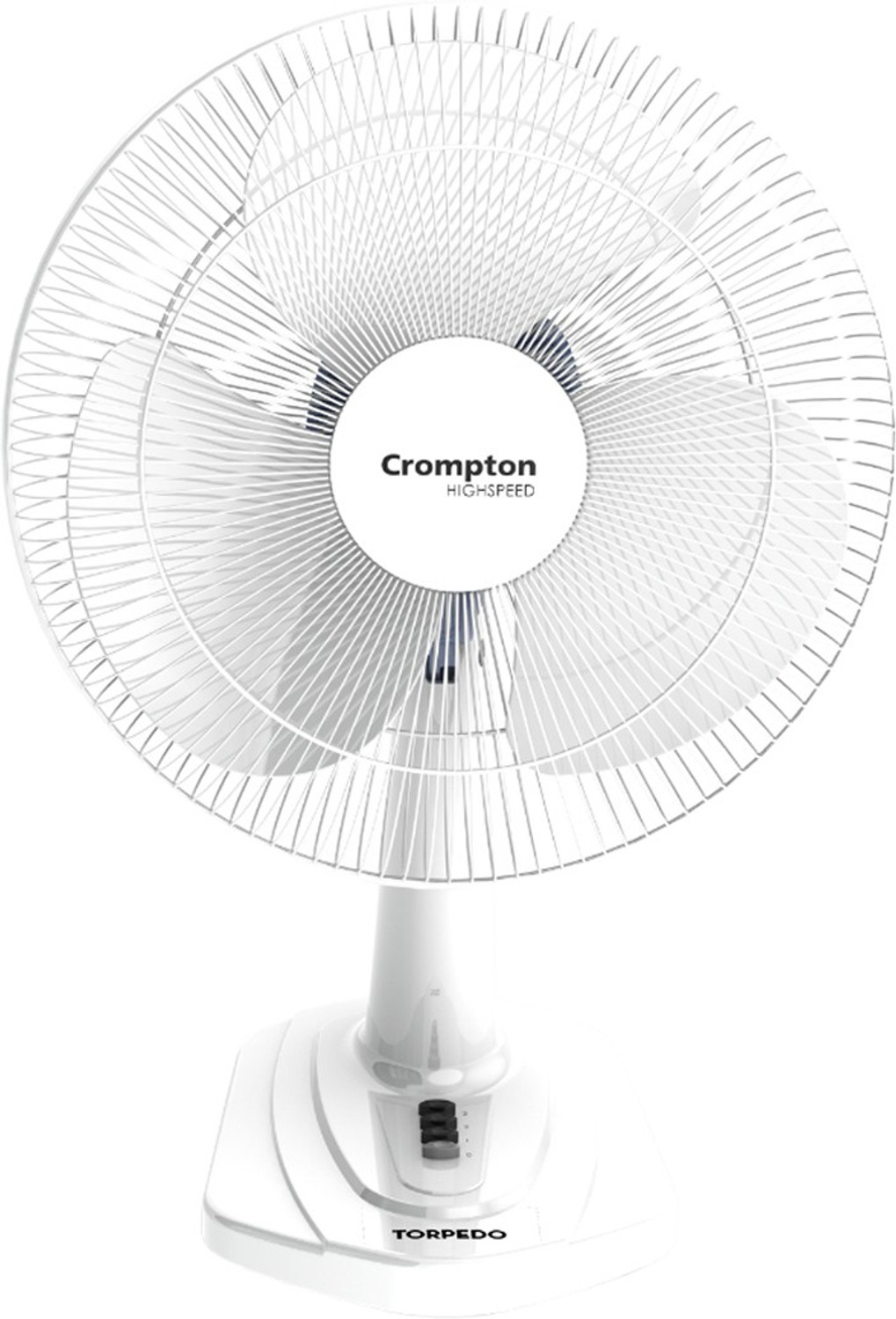 Crompton HS Torpedo with 2 Year Warranty Energy Saving 400 mm Table Fan ...