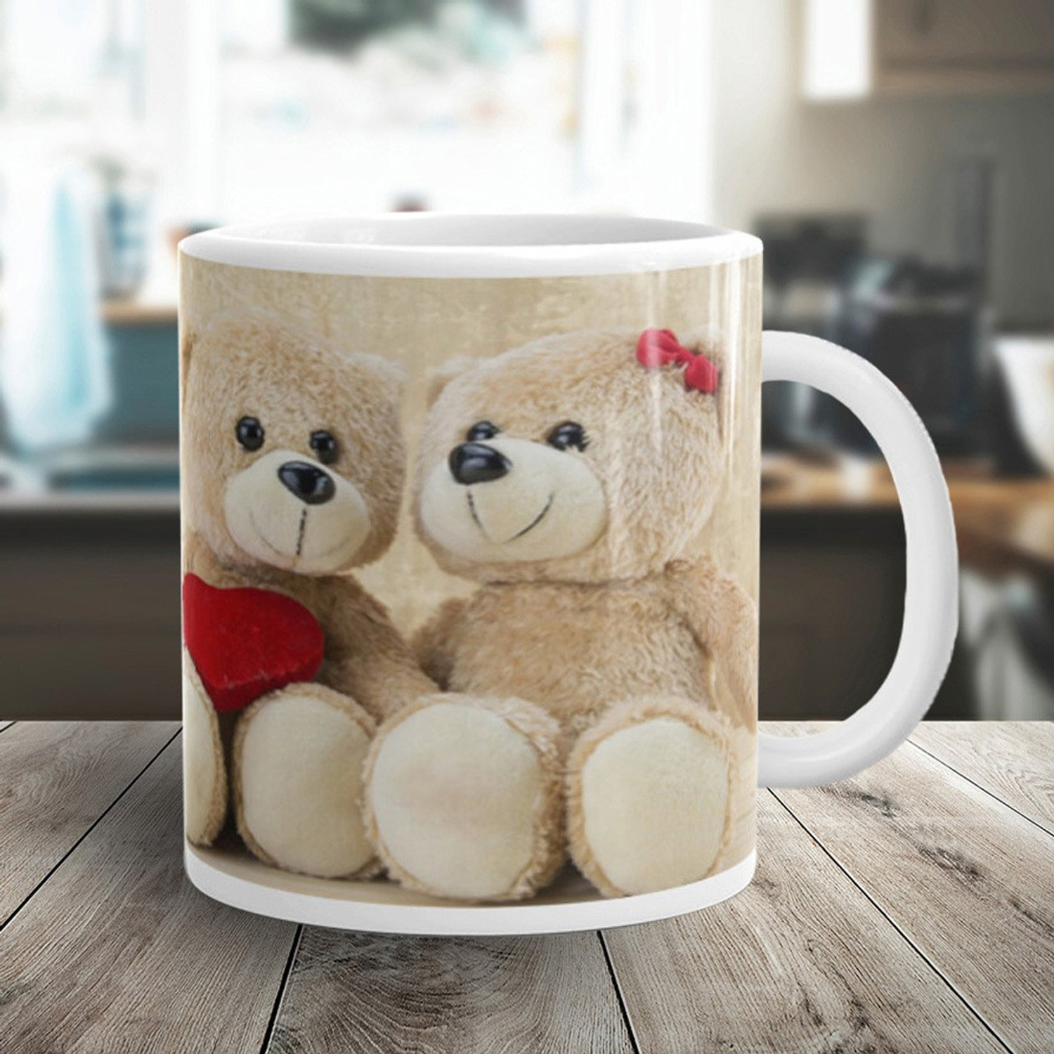 Flipkart SmartBuy Teddy Cute Couple Ceramic Coffee Mug Price History