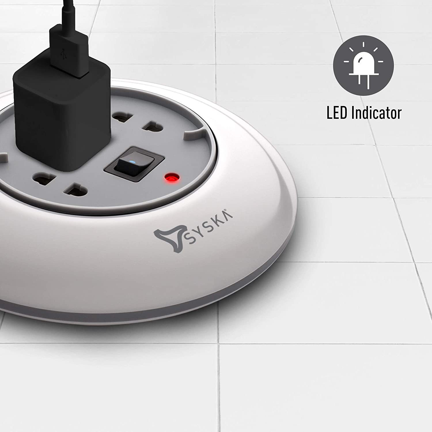 Syska power wheel 3 Socket Extension Boards - Price History