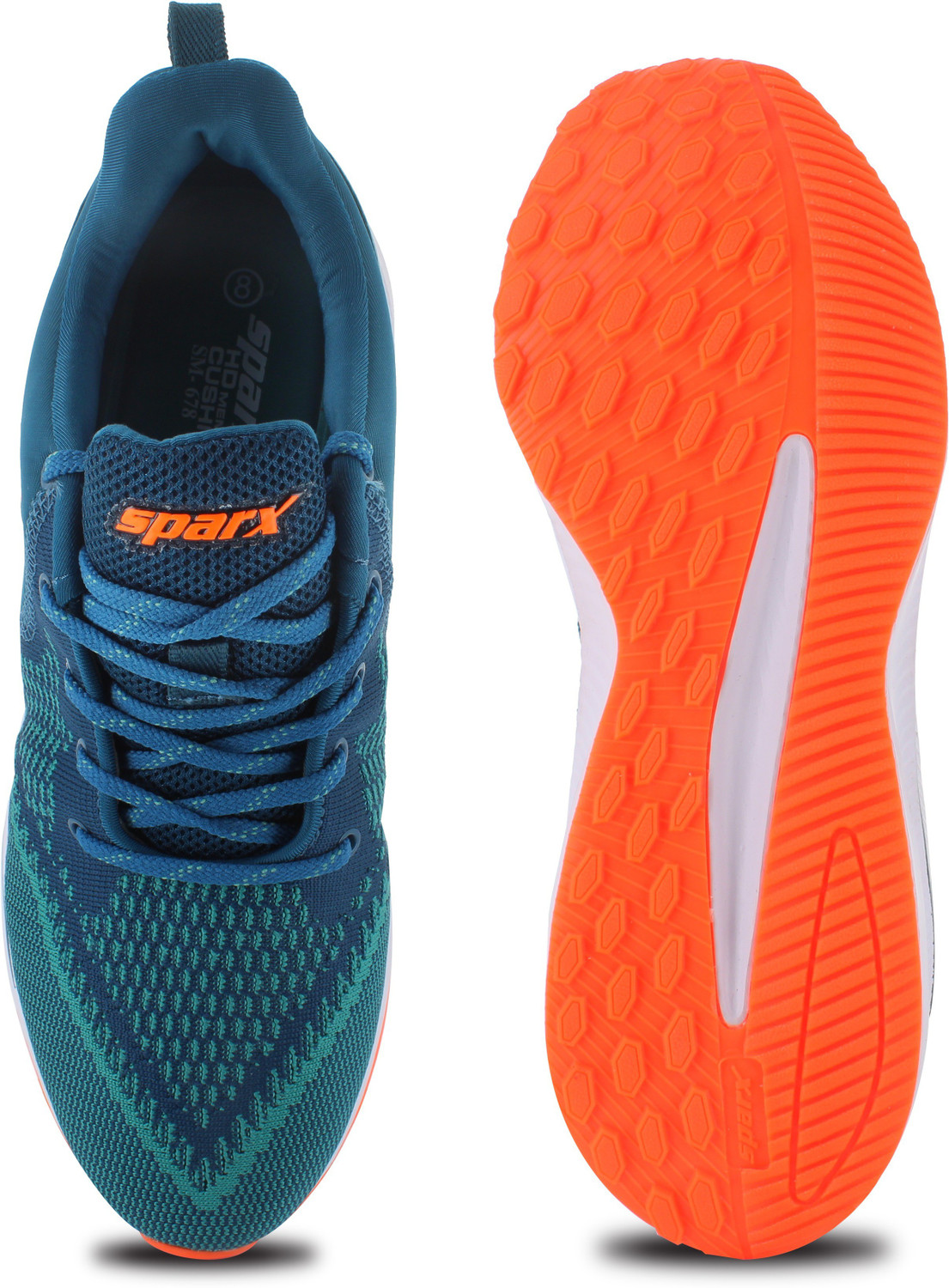 Sparx SM 678 Running Shoes For Men (Blue , 8) - Price History