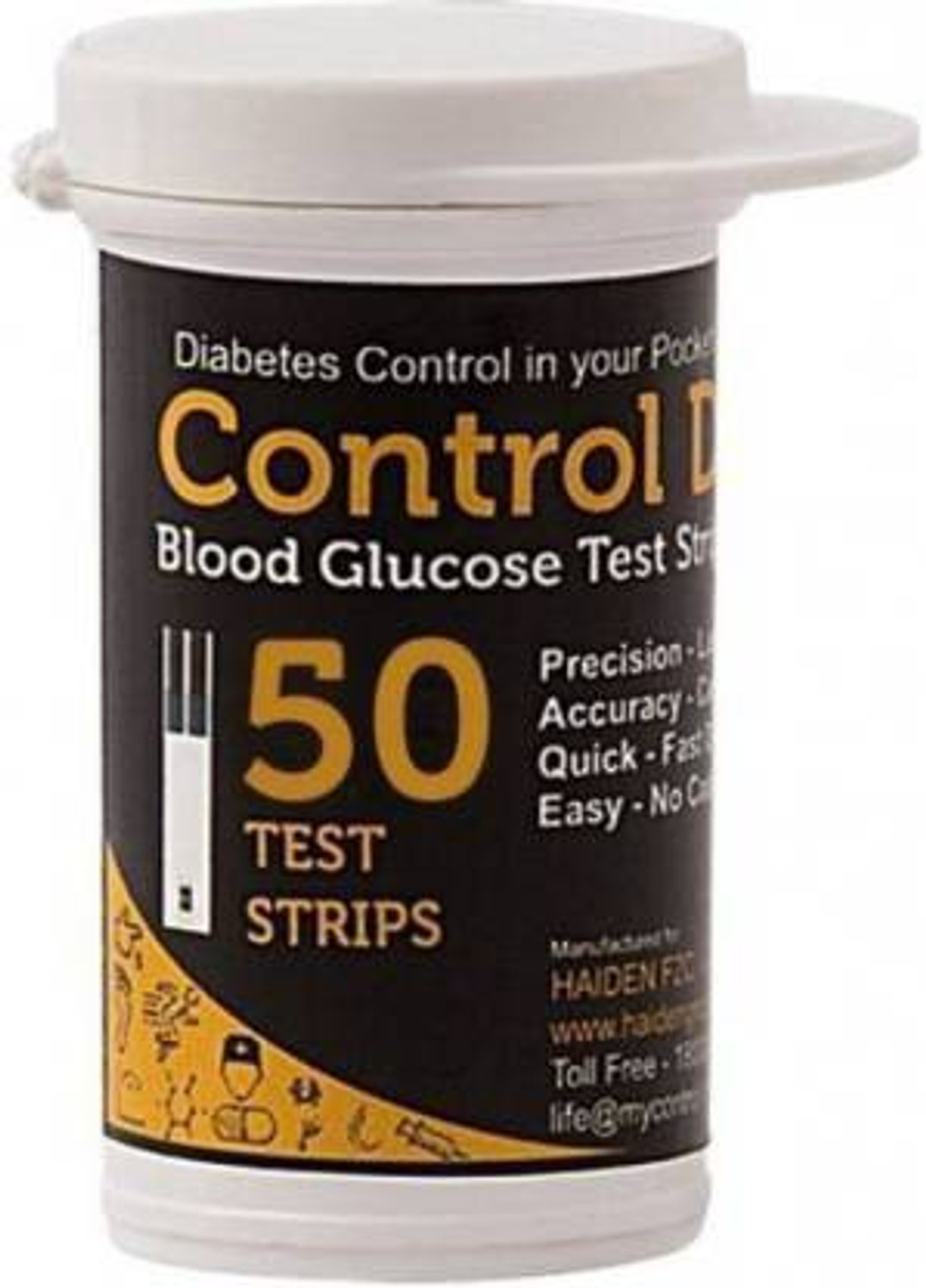 Control D 50 Sugar strips 50 Glucometer Strips - Price History