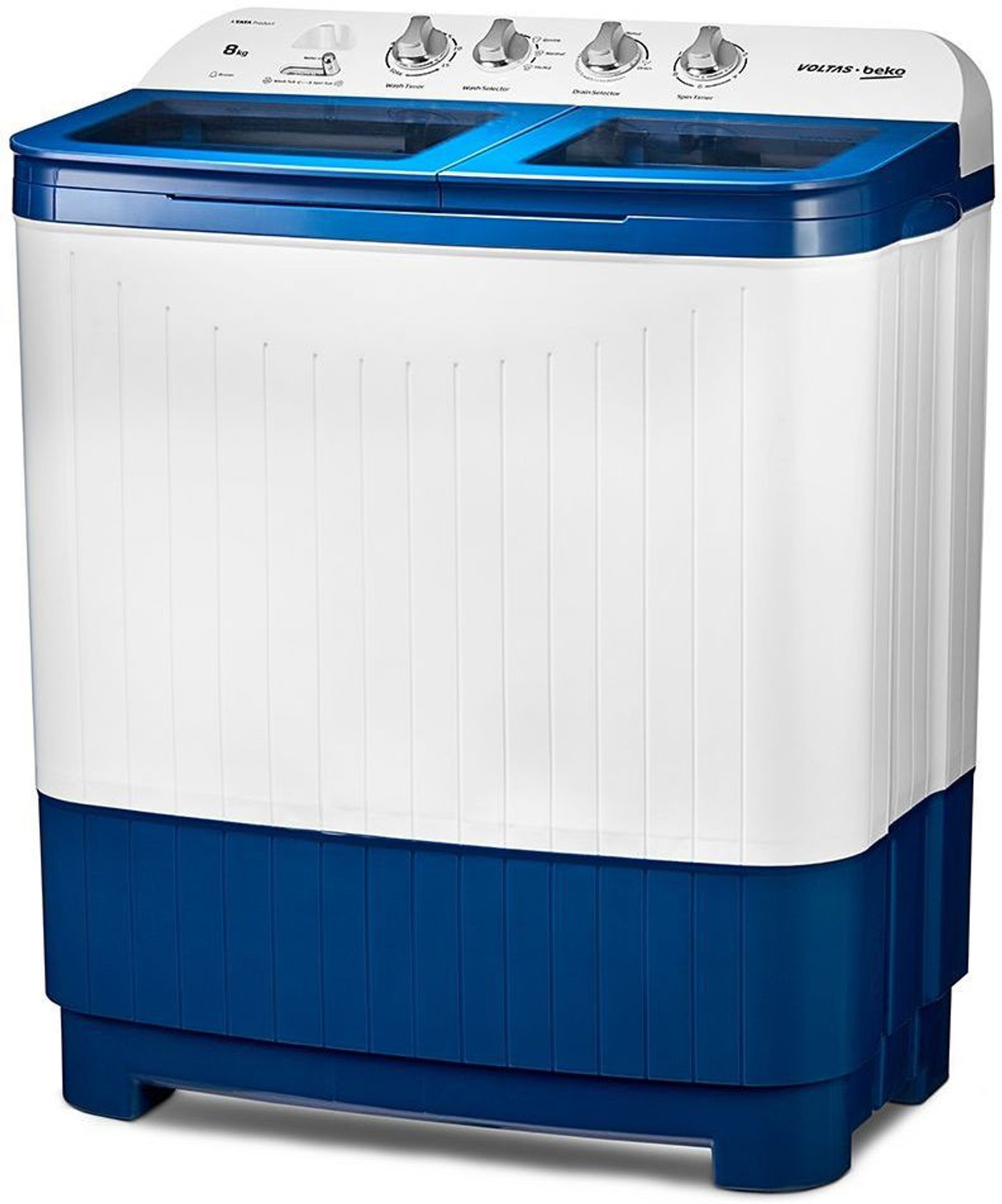Voltas Beko by A Tata Product 8 kg Semi Automatic Top Load Washing ...