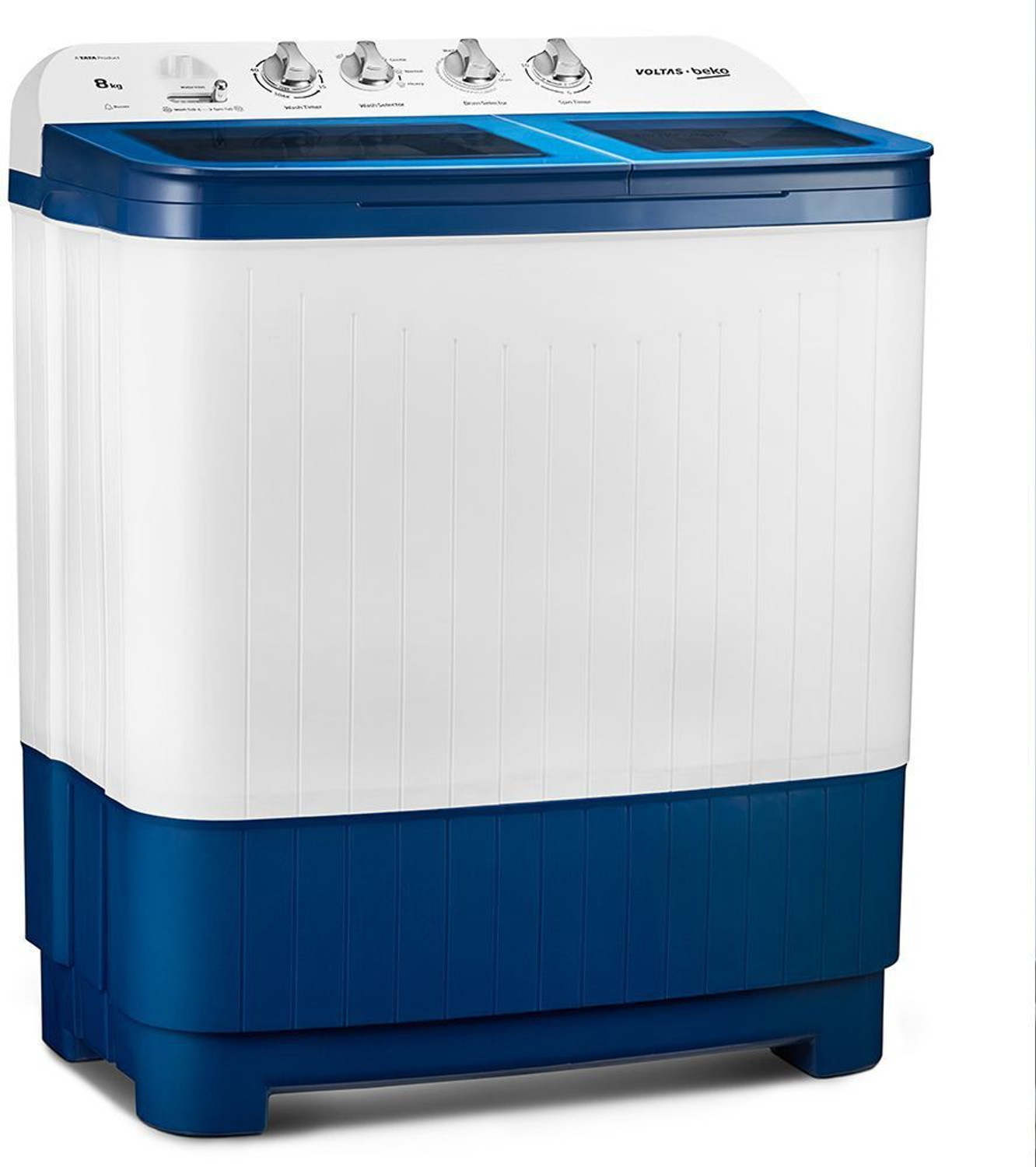 Voltas Beko by A Tata Product 8 kg Semi Automatic Top Load Washing ...