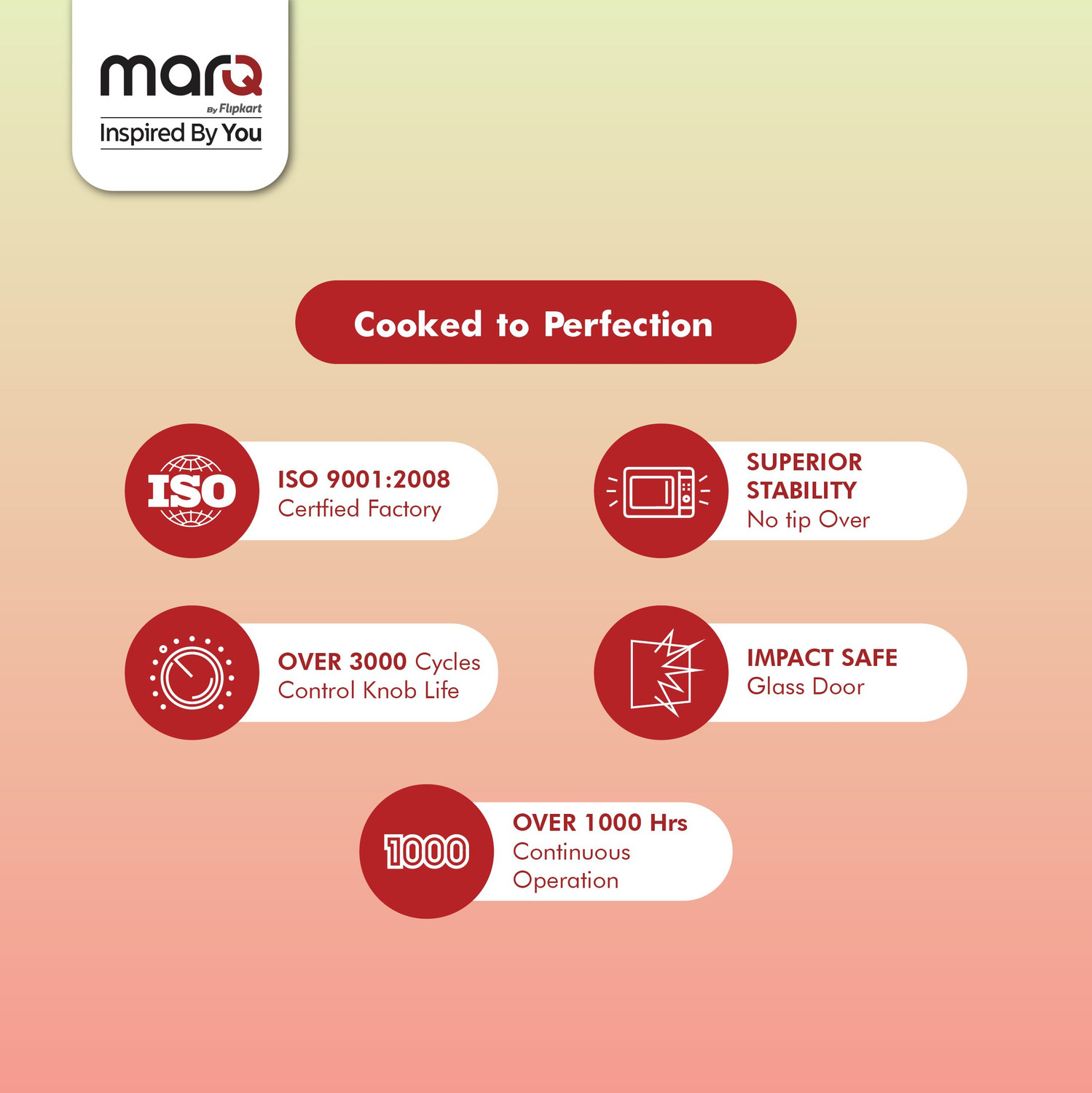 MarQ by Flipkart 33-Litre with 4 Skewers and Inbuilt light Oven Toaster Grill (OTG) (33AOTMQB ...