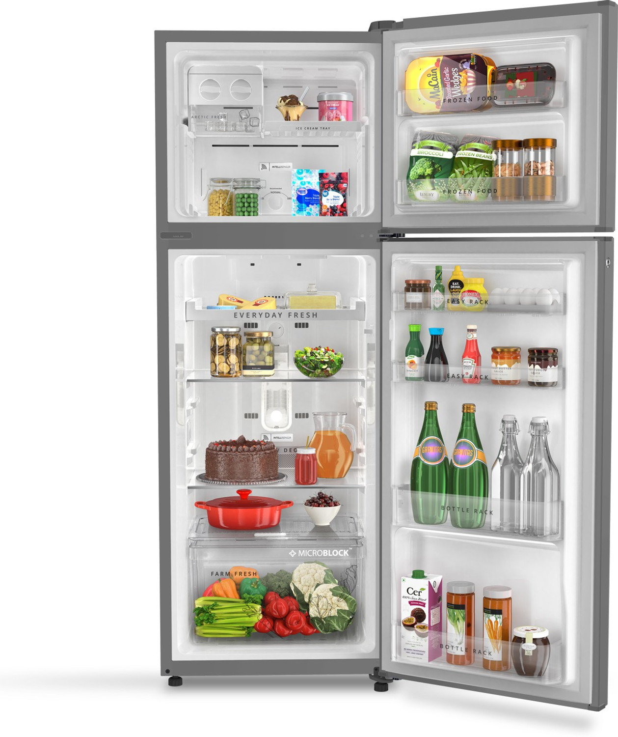 Whirlpool 265 L Frost Free Double Door 3 Star Convertible Refrigerator ...