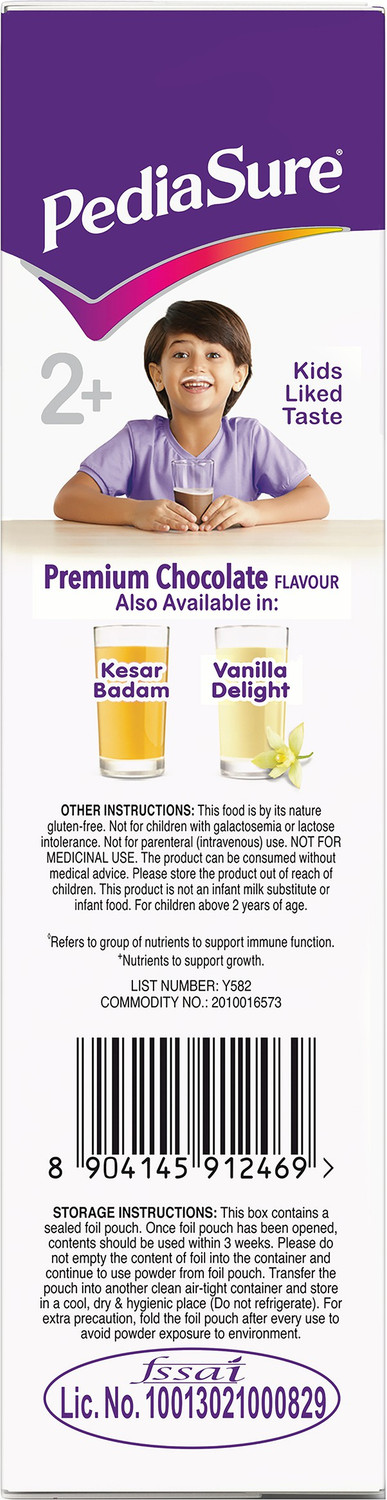 Pediasure Scientifically Designed & Clinically Proven Nutrition Drink (375 g, Chocolate Flavored ...