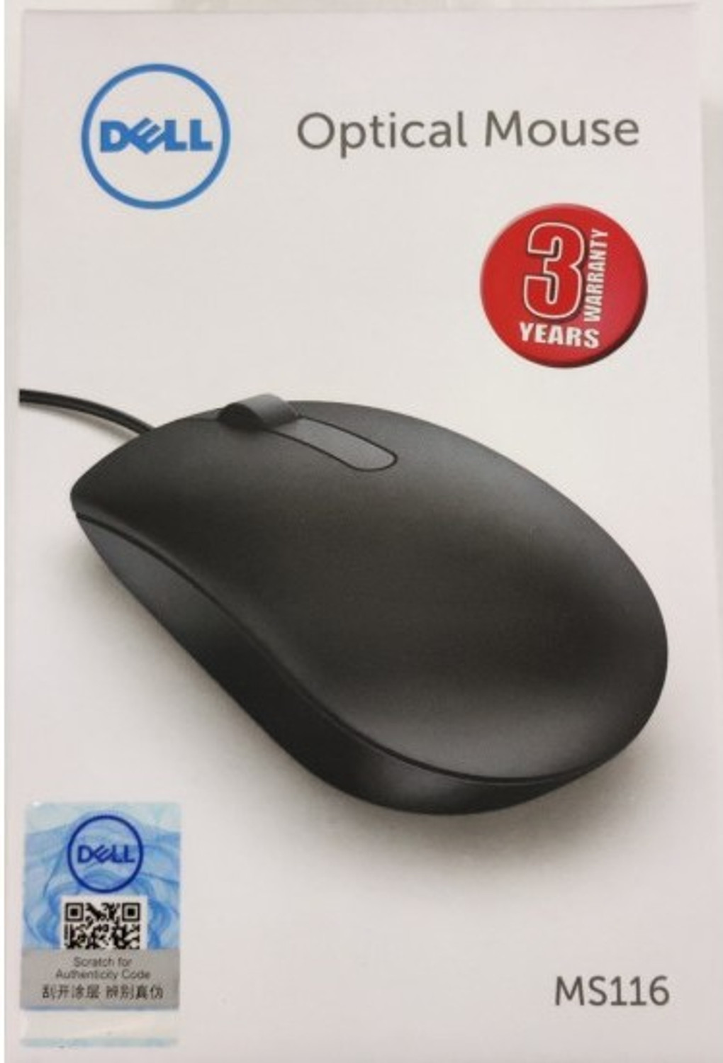 DELL MS 116-BK Wired Optical Mouse (USB, Black) - Price History